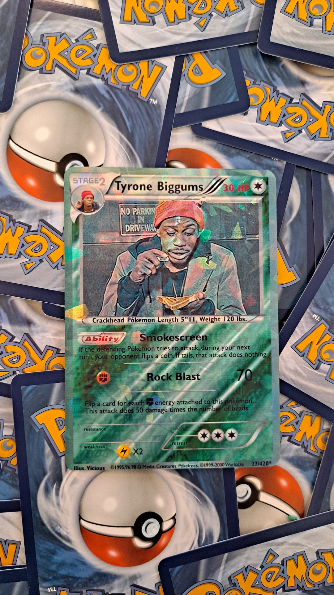 Tyrone Biggums Pokemon Card - Chappelle Show - Etsy