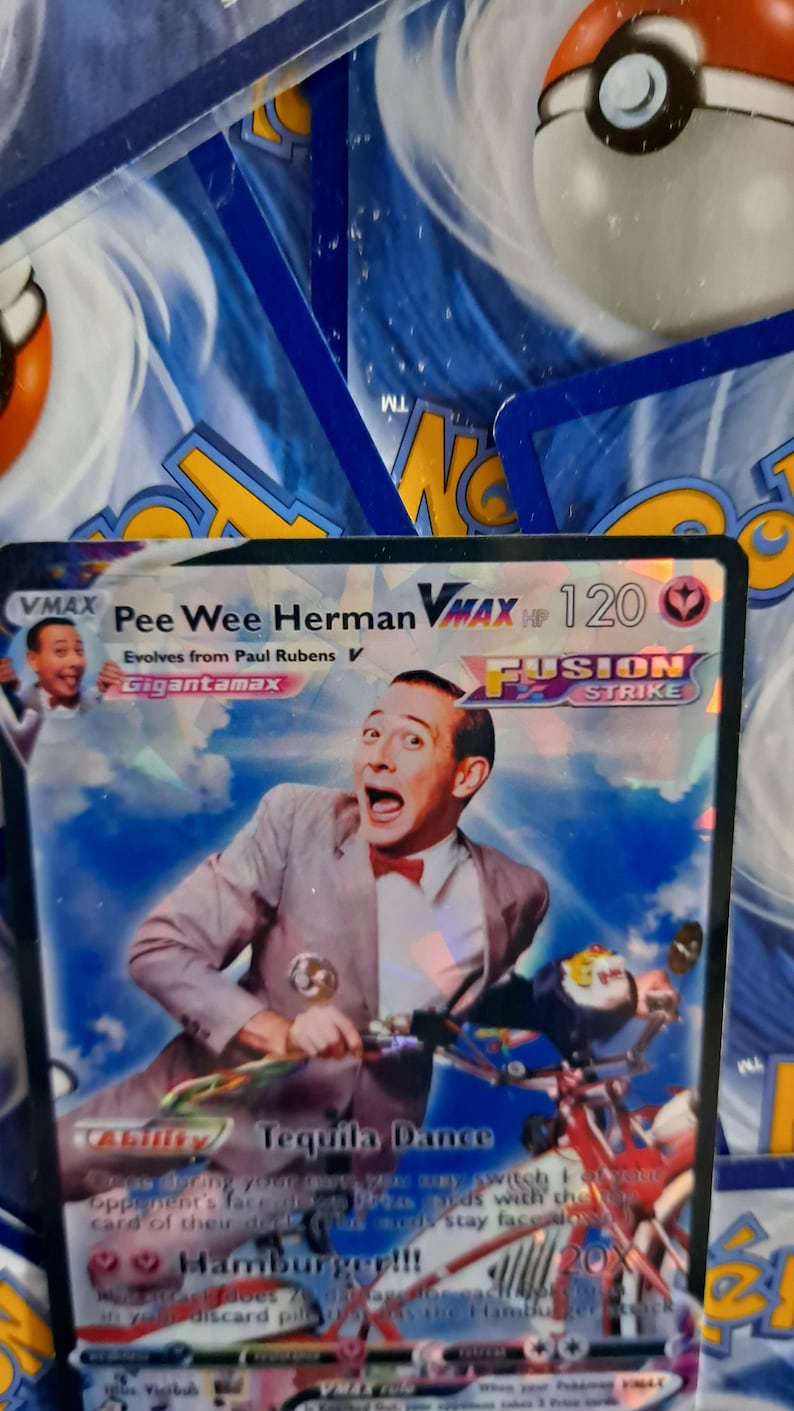 Pee Wee Herman Pokemon Card - Etsy