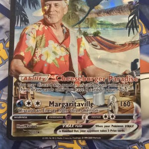 Jimmy Buffett Pokemon Card - Etsy