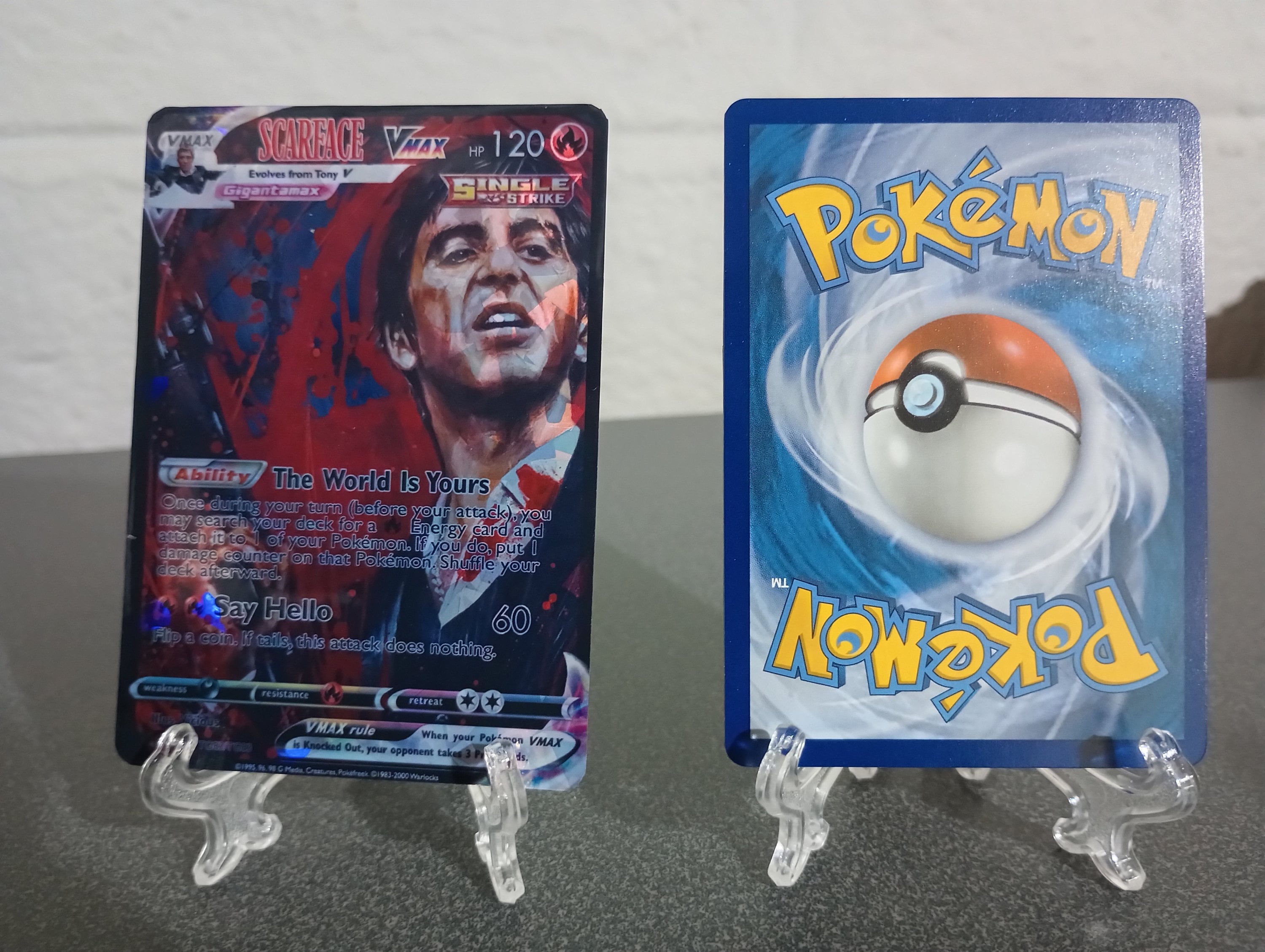 Scarface Pokémon Card tony Montana - Etsy