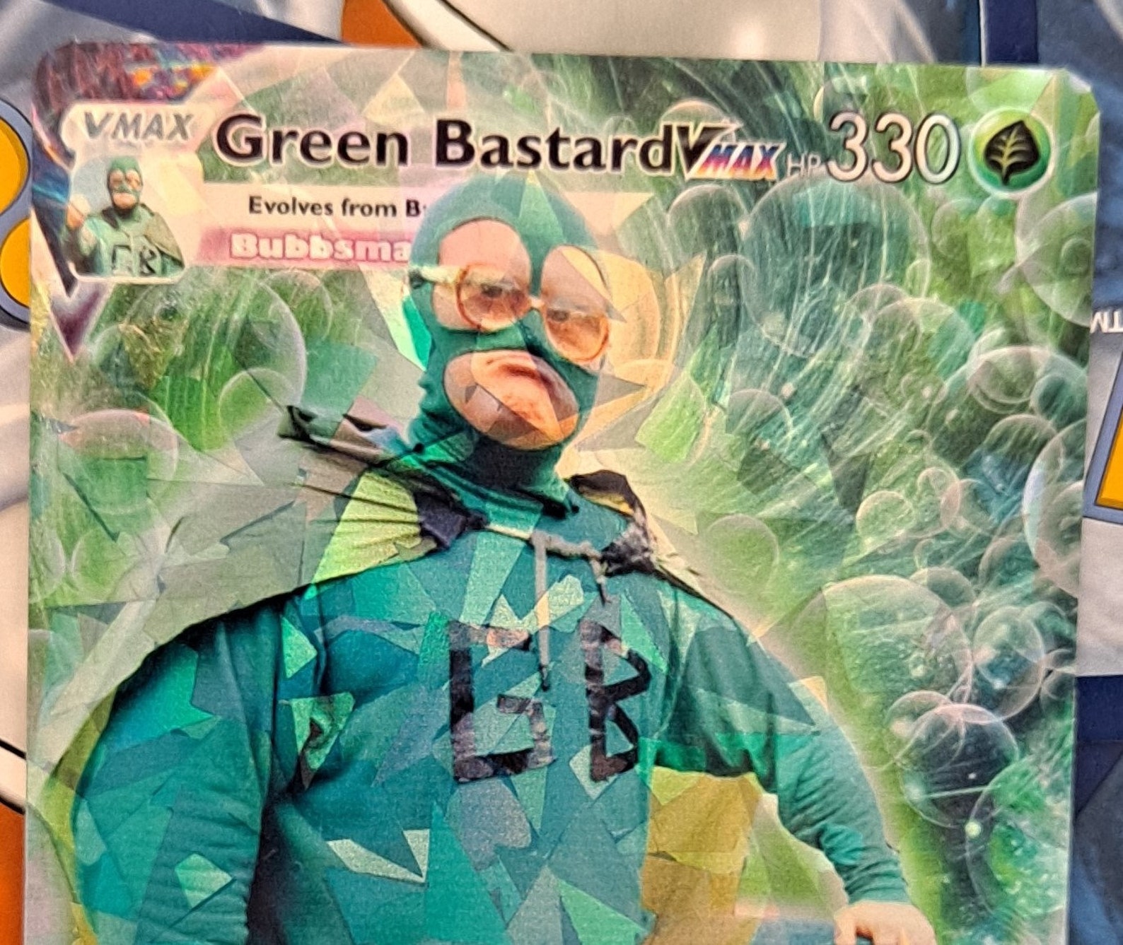 Green Bastard Pokemon Card TPB - Etsy