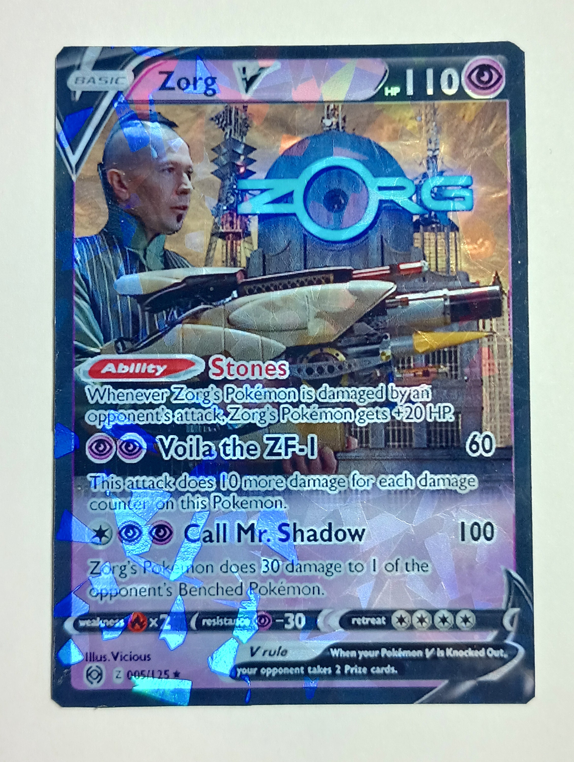 Zorg Fifth Element Pokemon Card - Etsy