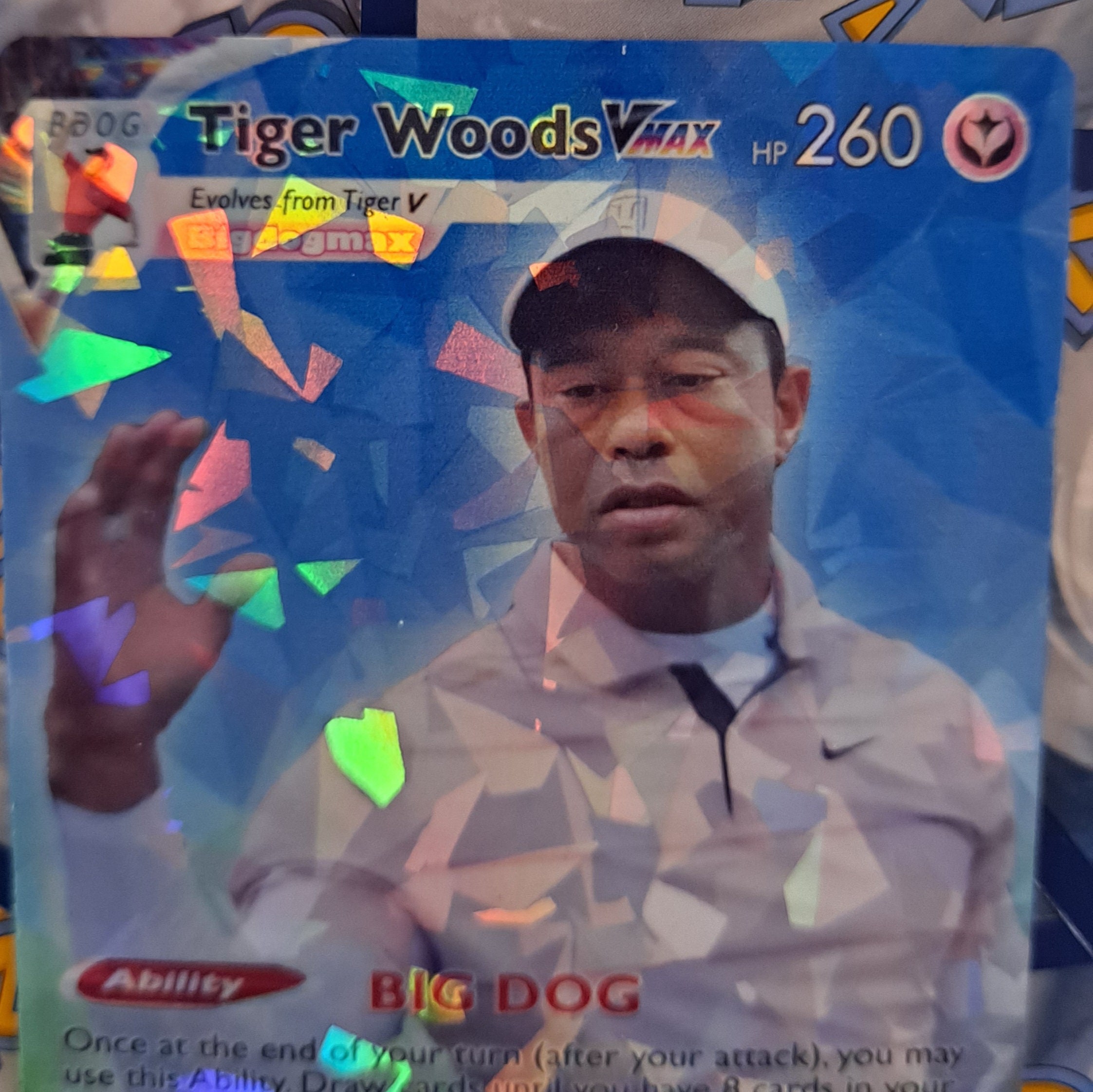 Tiger Woods Pokemon Card - Etsy