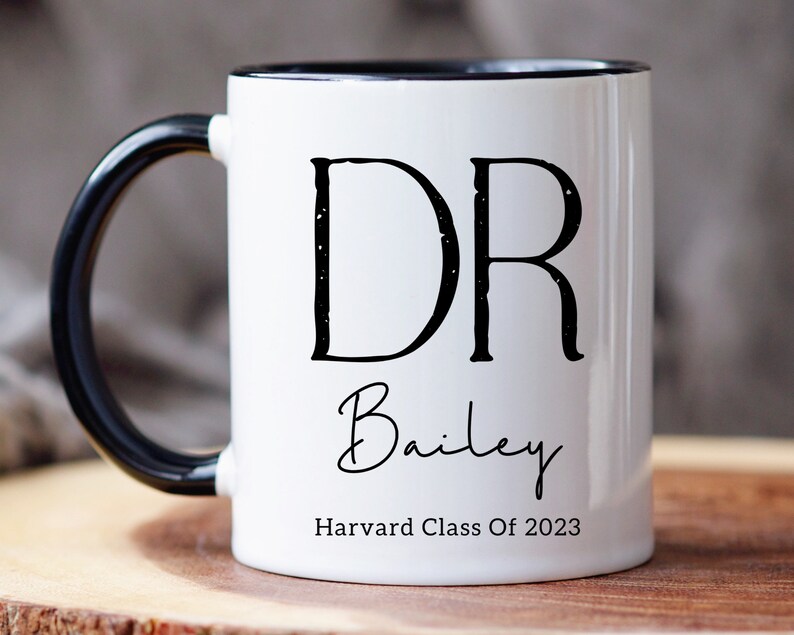Personalized Doctor Mug, Custom Doctor Mug, Personalized Phd Graduation ...