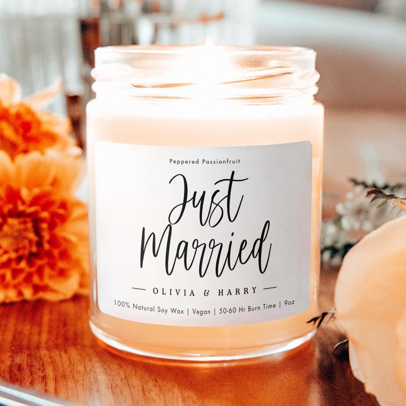 Custom Candle Wed - Etsy