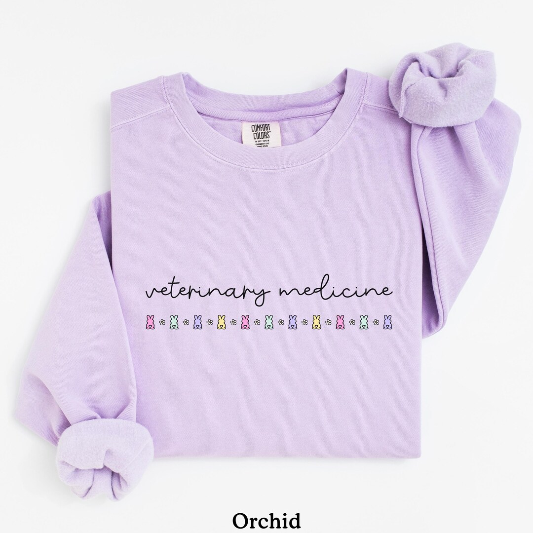 Easter Veterinary Medicine Sweatshirt, Easter Vet Tech Shirt ...