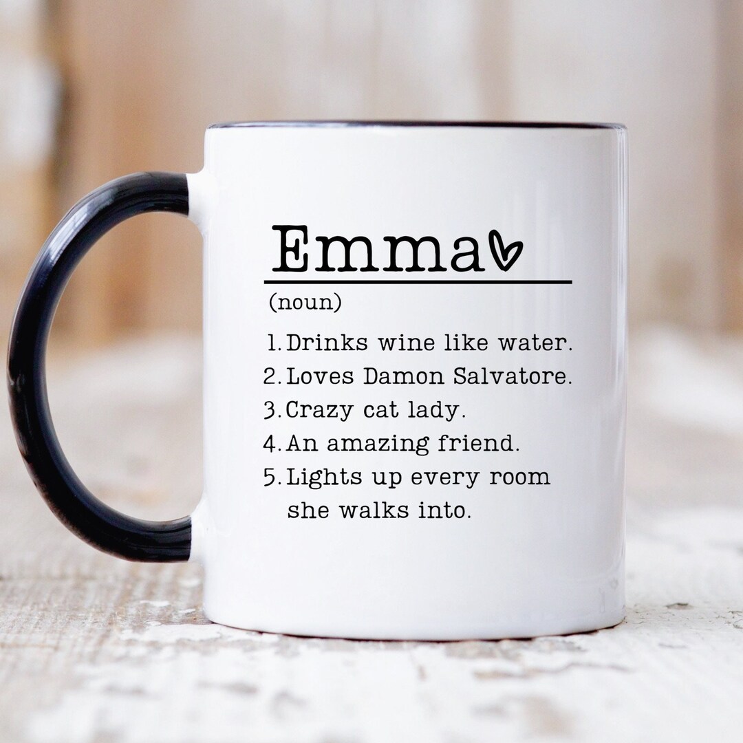 Personalized Name Definition Mug, Custom Name Mug, Personalized Mug, Custom Definition Cup, Name ...