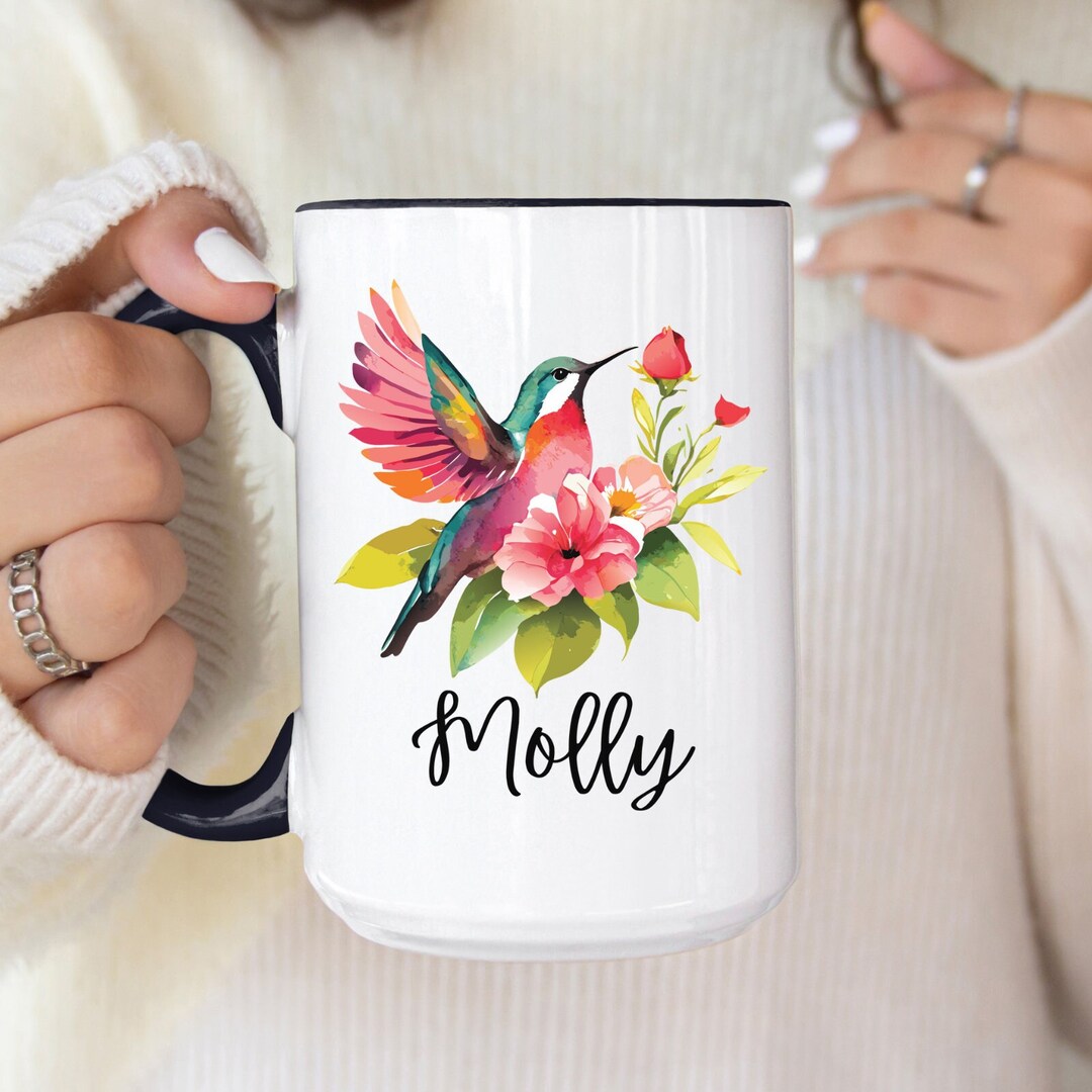 Personalized Hummingbird Mug, Hummingbird Gifts, Hummingbird Gifts for ...