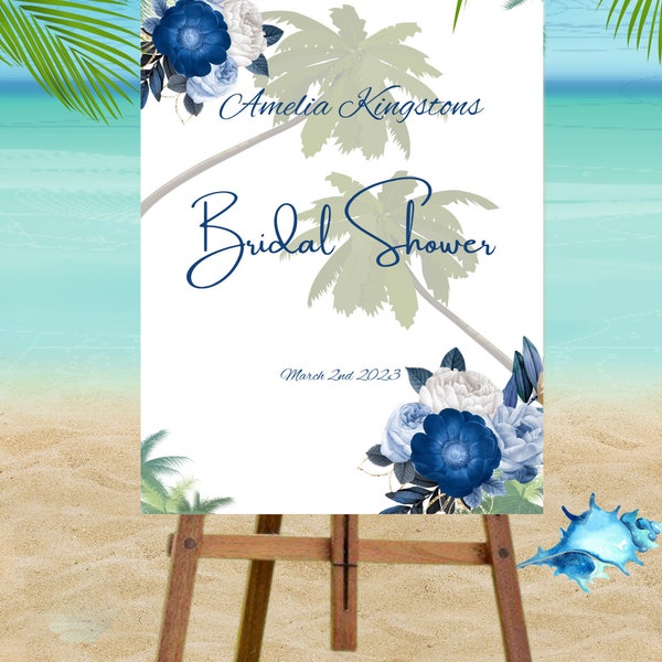 Palm Tree Wedding Sign Bundle - Etsy
