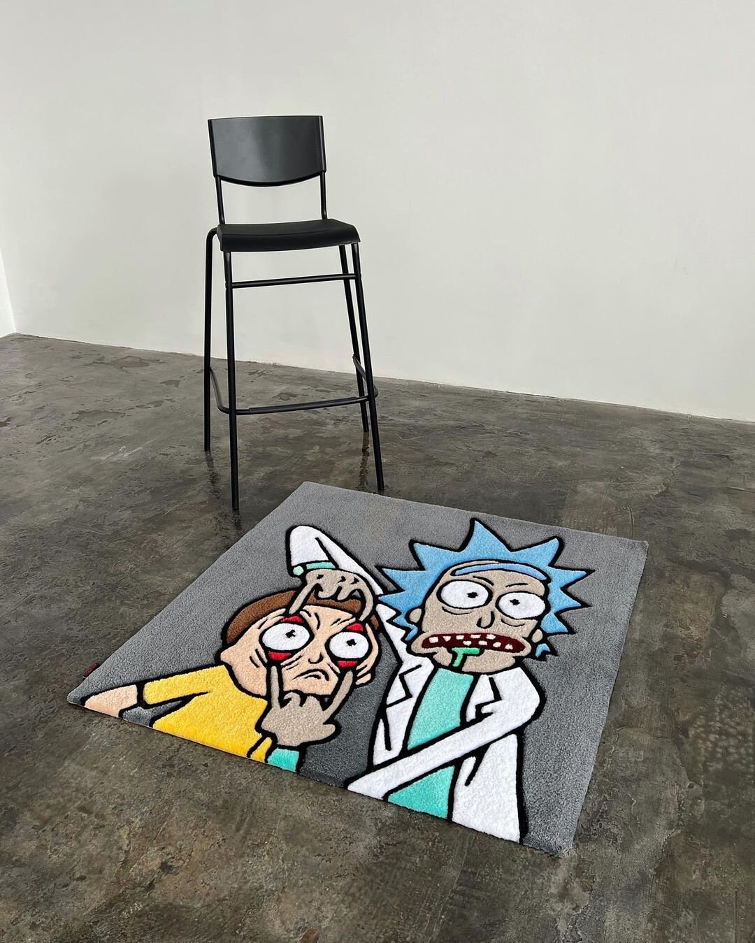 RICK AND MORTY Tufting Rug / Anime Rug / Rug Decoration /home Design ...
