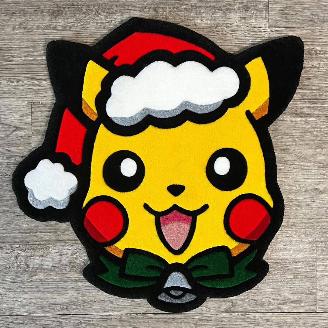 Pokémon Pikachu Tufting Rug Pokédex Wall Decor Home Decor Accessory ...
