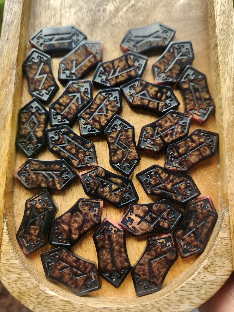 25 Elder Futhark Runes Norse Viking Language Wicca Witchcraft - Etsy