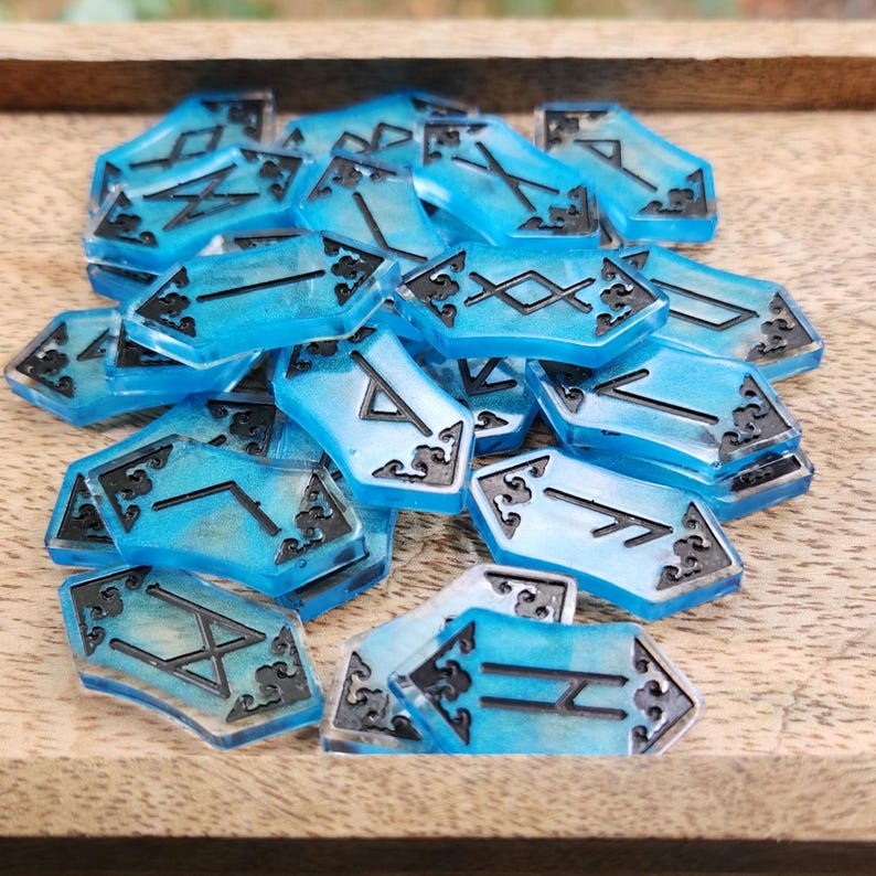 25 Elder Futhark Runes Norse Viking Language Wicca Witchcraft Magic ...