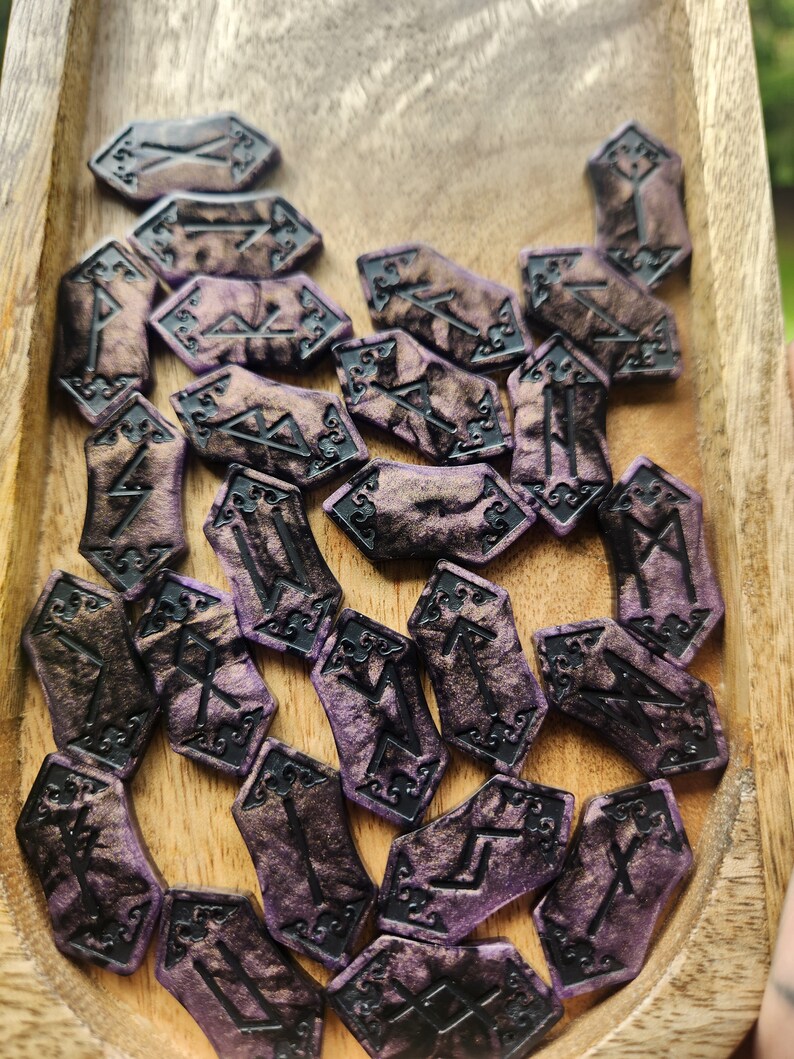 25 Elder Futhark Runes Norse Viking Language Wicca Witchcraft - Etsy