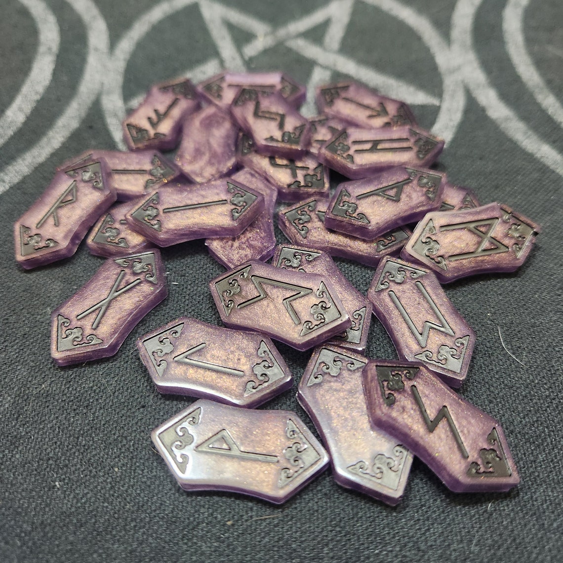 25 Elder Futhark Runes Norse Viking Language Wicca Witchcraft Magic ...