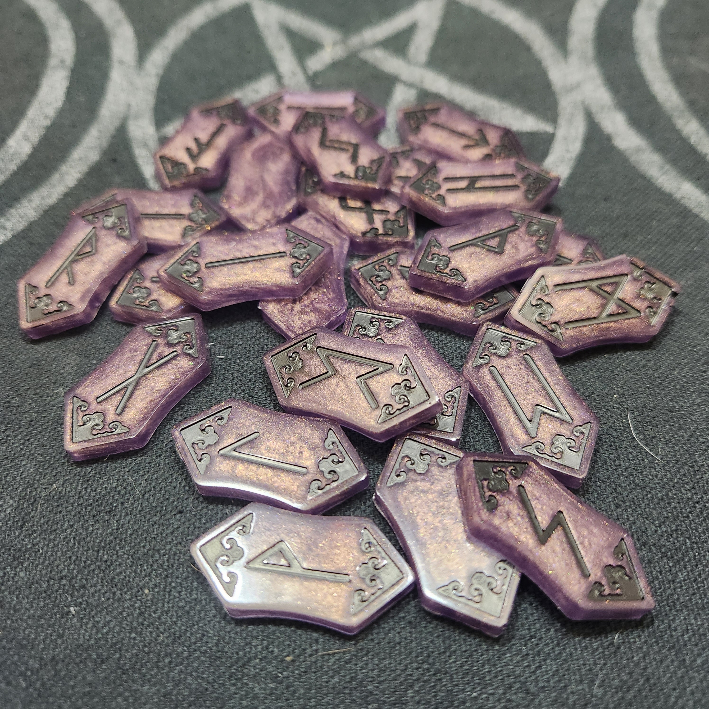 25 Elder Futhark Runes Norse Viking Language Wicca Witchcraft Magic ...