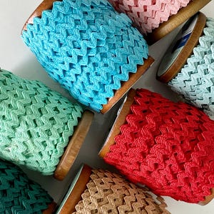Vibrant Cotton 1/4" Rick Rack Sewing Trim, by the Yard, Choose From ...
