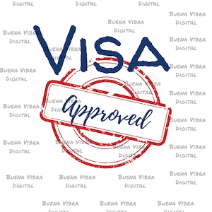 Digital VISA Approved Craft Files , Visa Digital File, File PNG, File ...