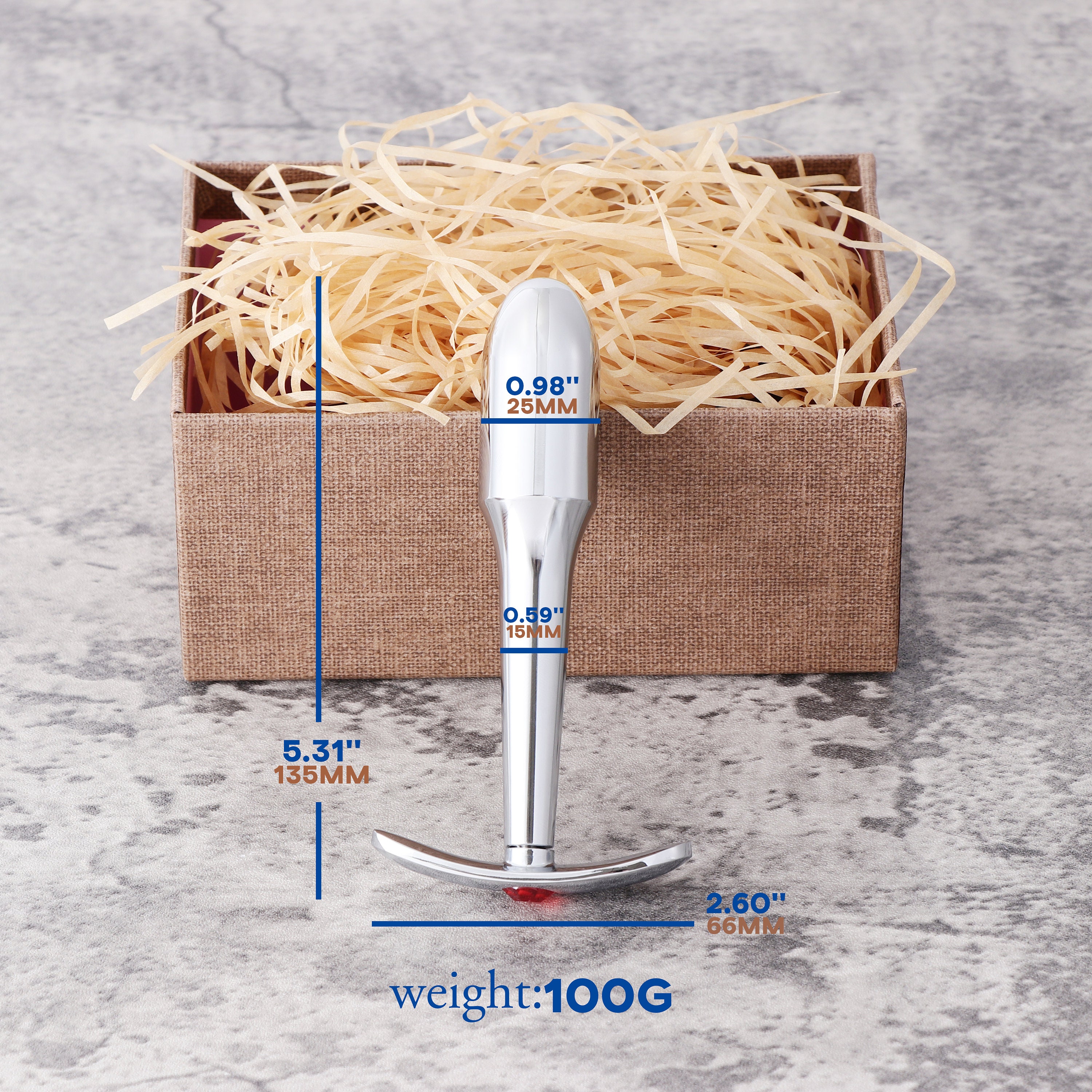 Large Butt Plug Gift Box, Custom Anal Sex Toy Jewel Personalized Plug ...