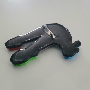 Hand Painted Wearable Gorilla Tag Finger Painter Badge Pin VR Gtag ...