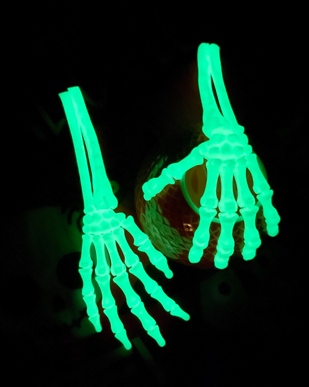 Flexible Flat Skeleton Hands With Forearm A Pair of Left and Right ...