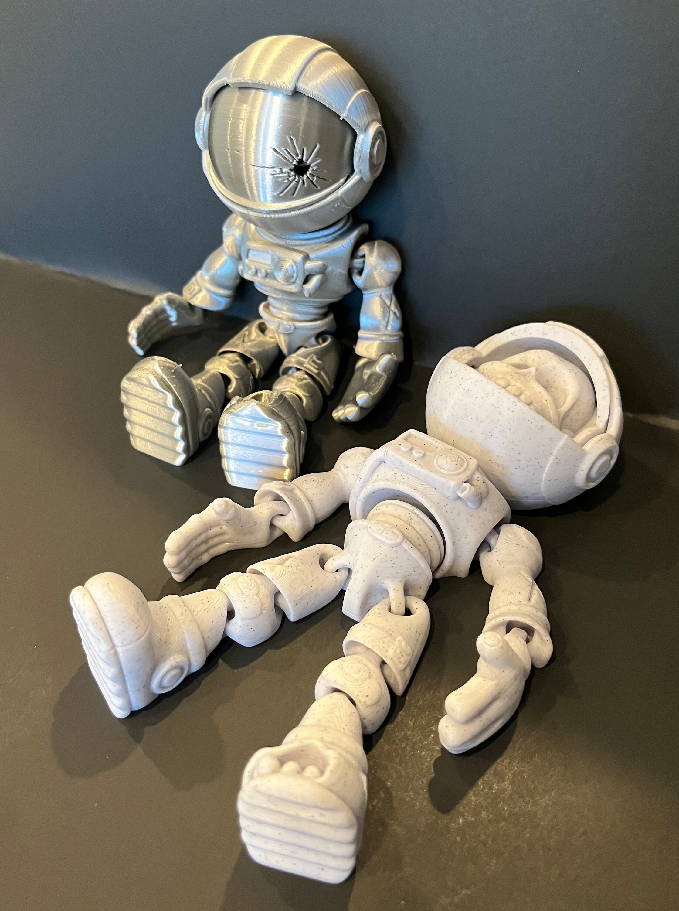 Skeleton Astronaut, Halloween, 3d Print, Fidget Toy - Etsy