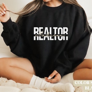 Personalized Realtor Sweatshirt, Custom Realtor Shirt, Real Estate ...