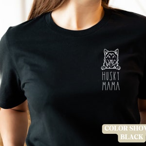 Husky Mama Tshirt, Husky Mom Shirt, Siberian Husky Shirt, Husky Mom ...