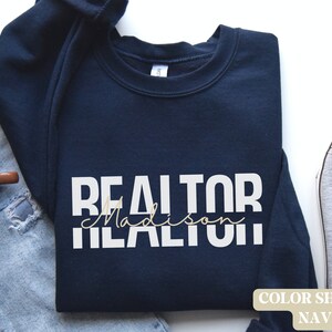 Personalized Realtor Sweatshirt, Custom Realtor Shirt, Real Estate ...