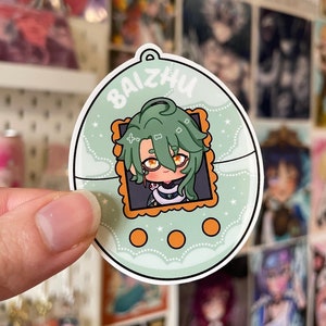 Baizhu Genshin Tamagotchi Sticker / Vinyl Sticker - Etsy