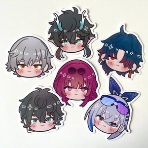 Honkai Star Rail Stickers / Honkai /kafka, Blade, Silver Wolf, Dan Heng ...