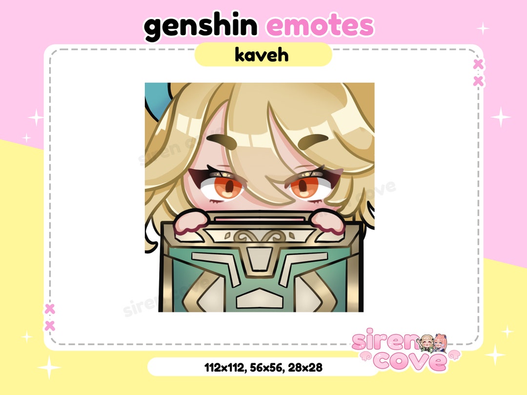 Kaveh Briefcase Emote Genshin Impact Emotes for Twitch, Discord and ...