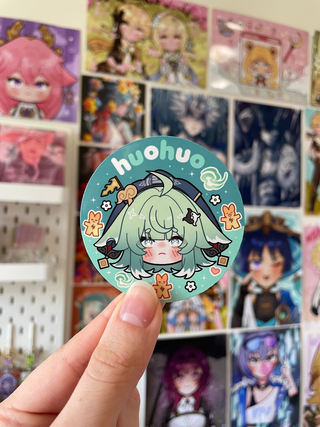 Huohuo Honkai Star Rail Round Sticker / Vinyl Sticker - Etsy