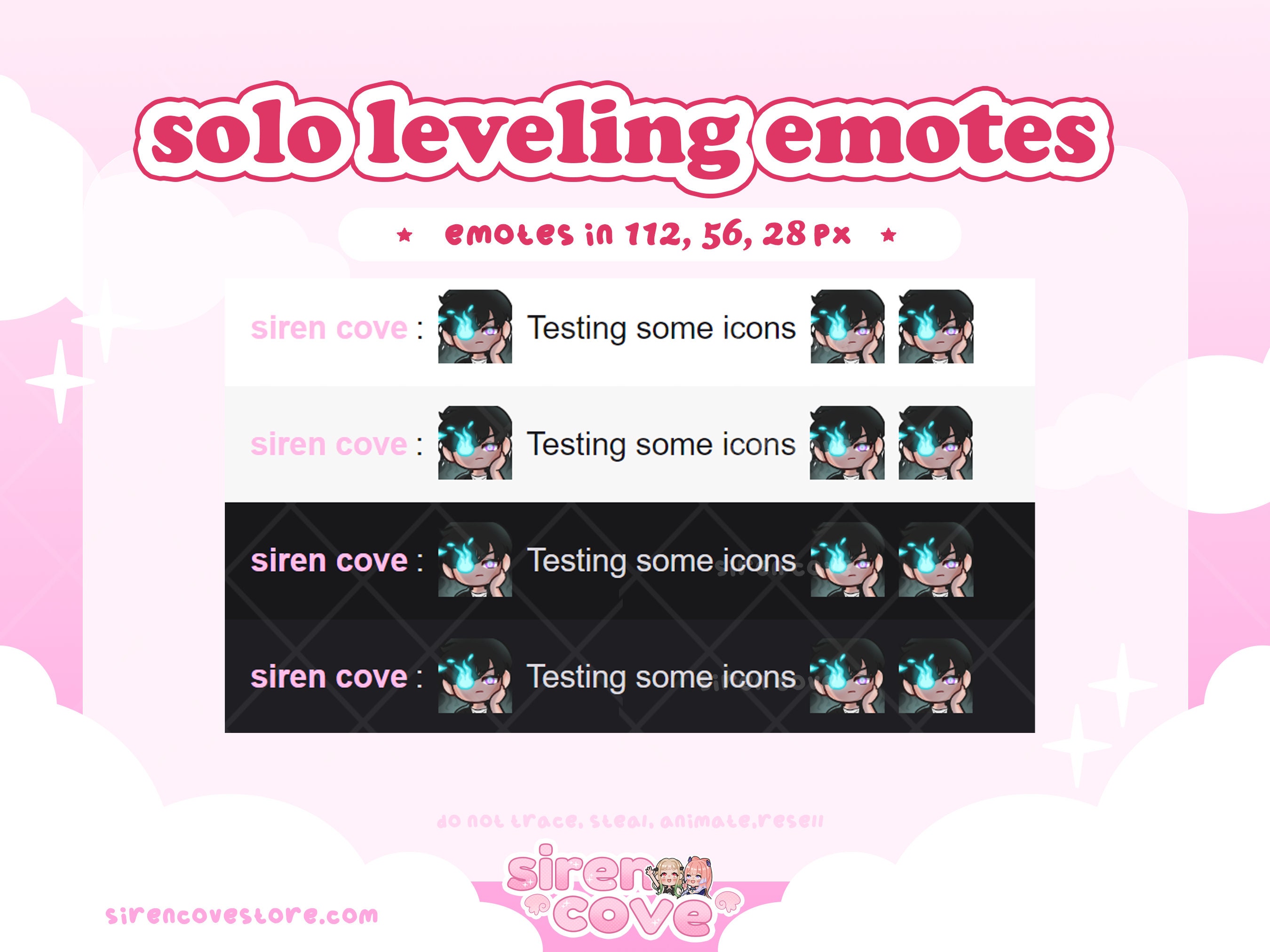 Solo Leveling Sung Jinwoo Emote for Twitch Discord and - Etsy UK