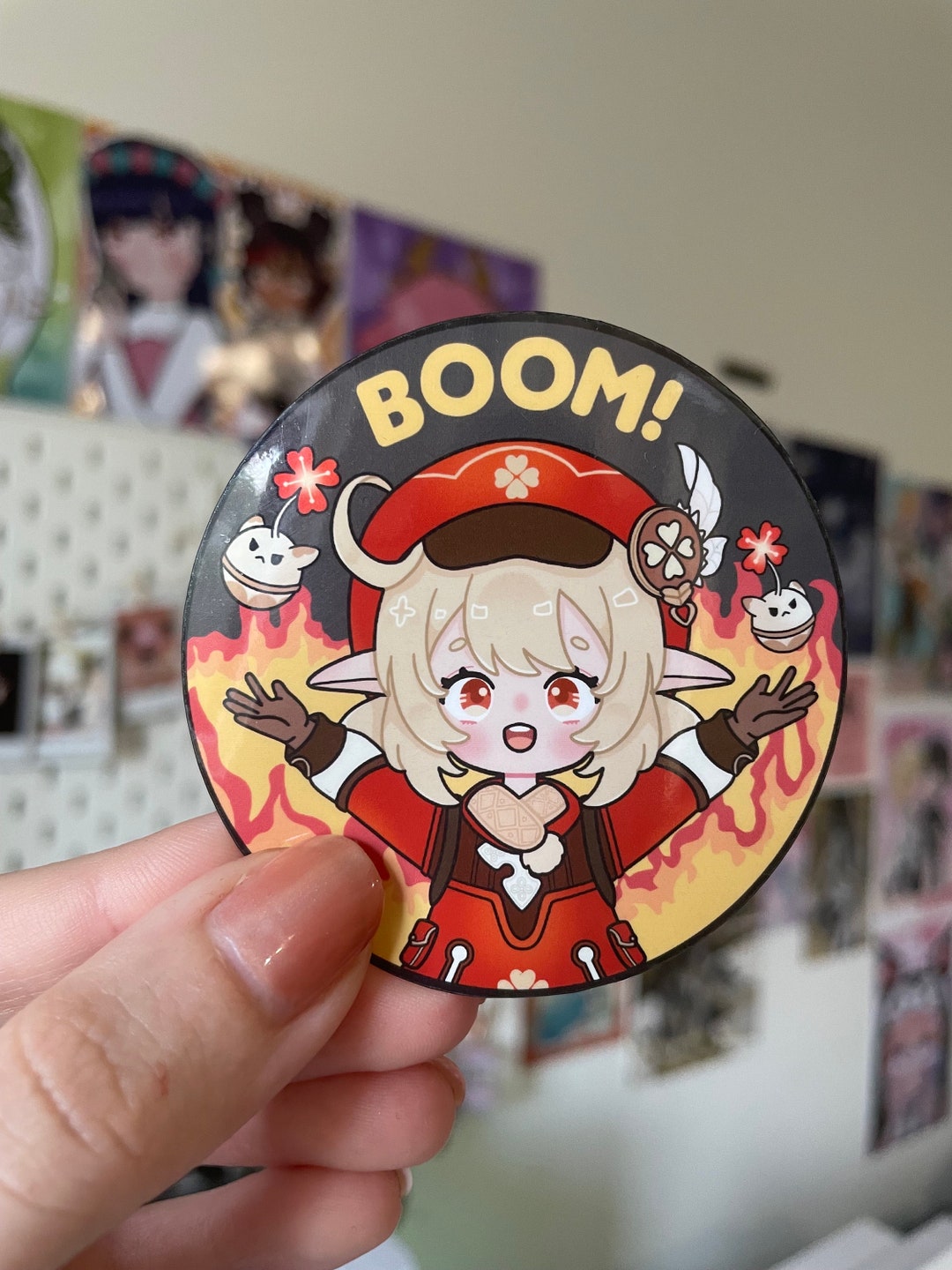 Boom! Klee Genshin Sticker / Vinyl Sticker - Etsy
