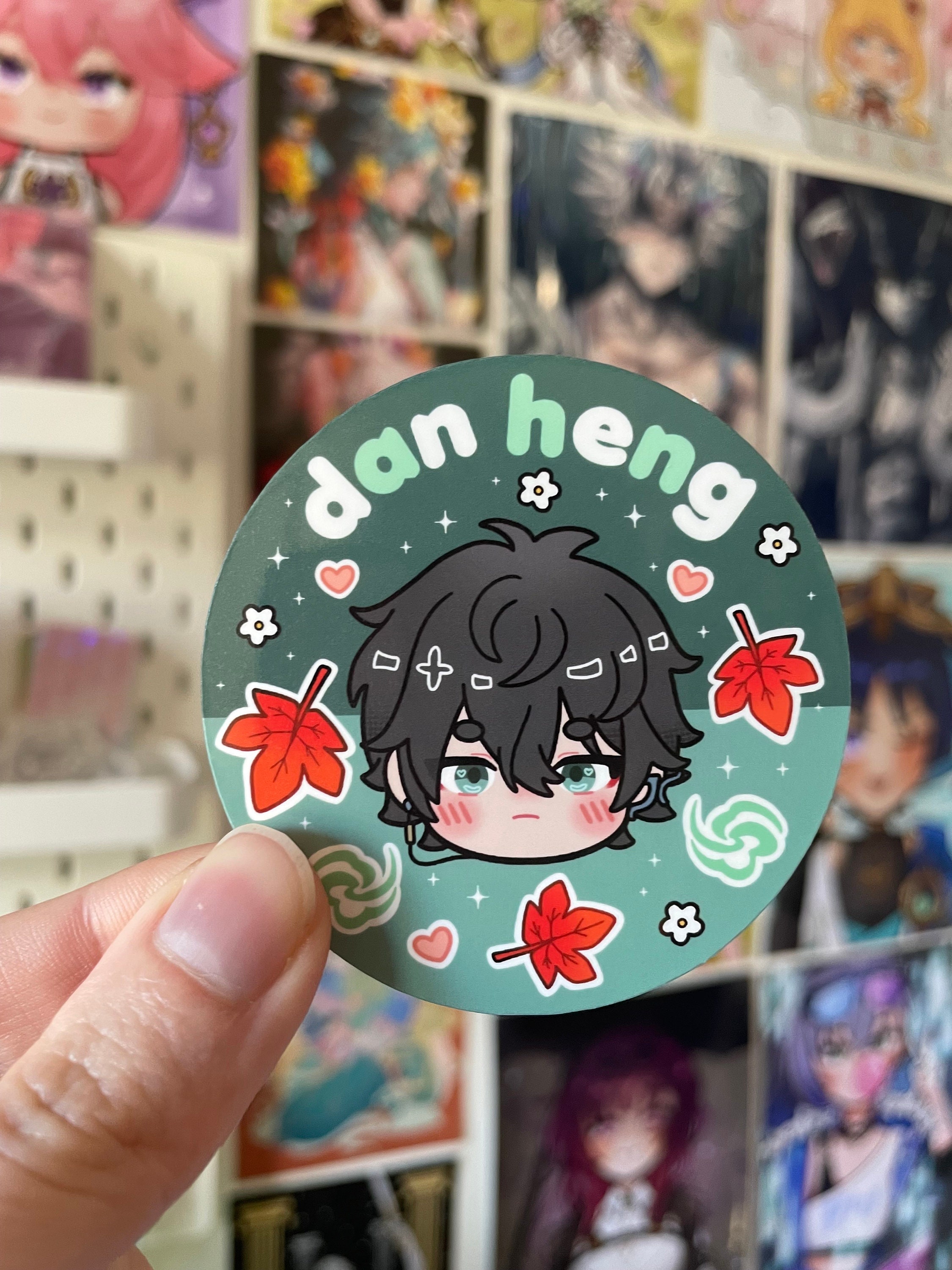 Dan Heng Honkai Star Rail Round Sticker / Vinyl Sticker - Etsy