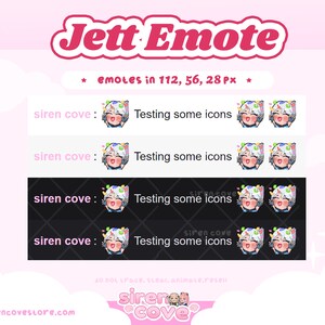 Jett Confetti Emotes Valorant for Twitch, Discord and Youtube / Kawaii ...