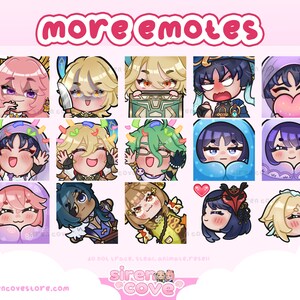 Genshin Impact Kunikuzushi/scaramouche/wanderer Heart Emotes for Twitch ...