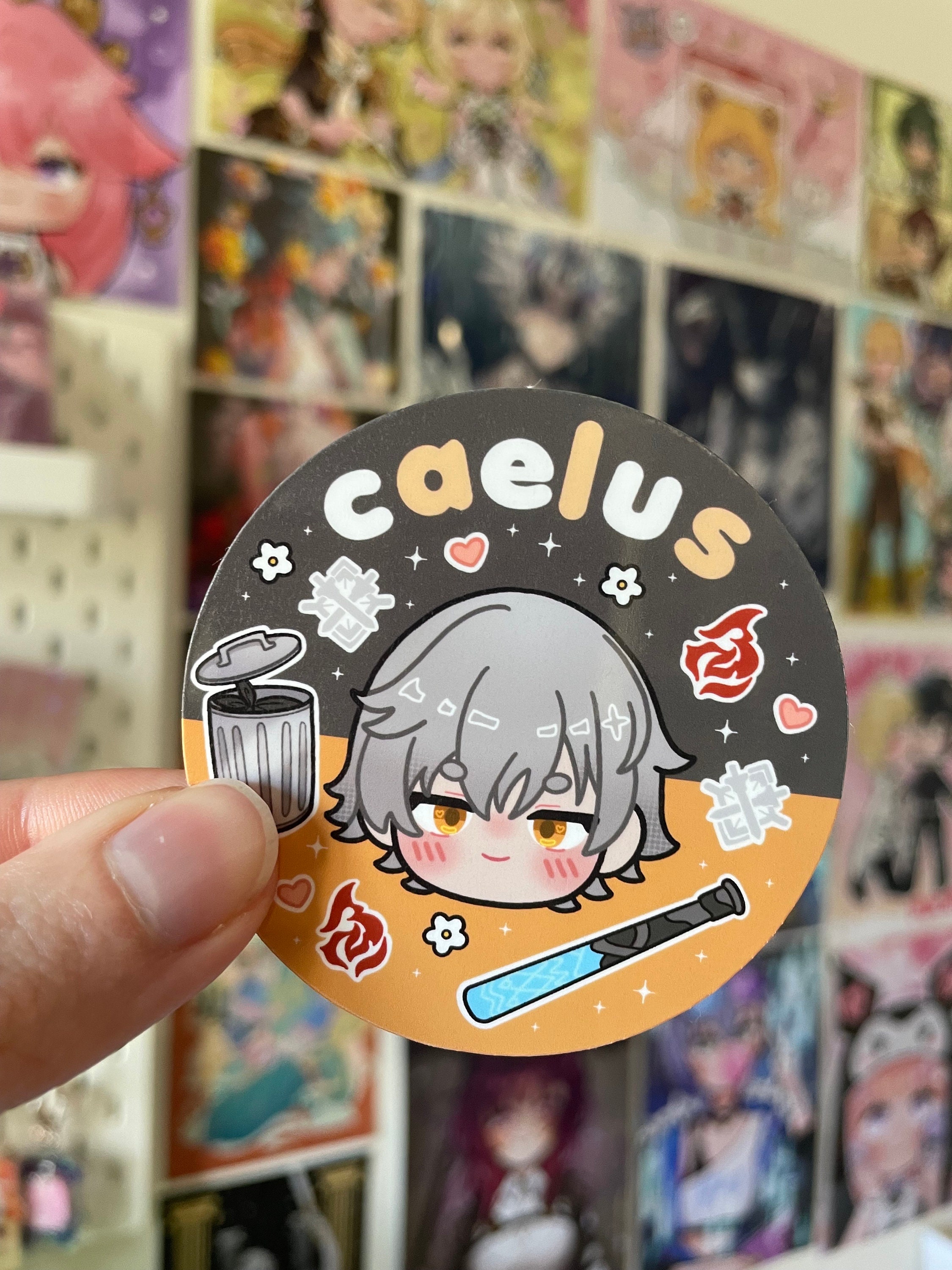 Caelus Trailblazer Honkai Star Rail Round Sticker / Vinyl Sticker - Etsy