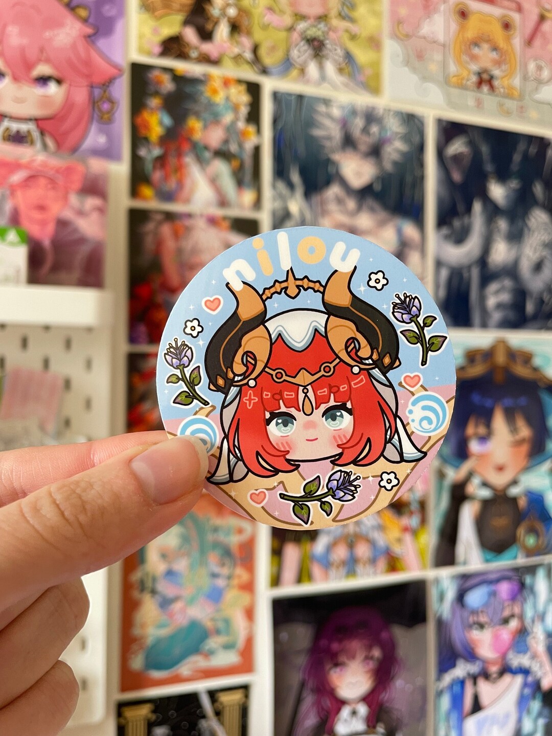 Nilou Genshin Round Sticker / Vinyl Sticker - Etsy