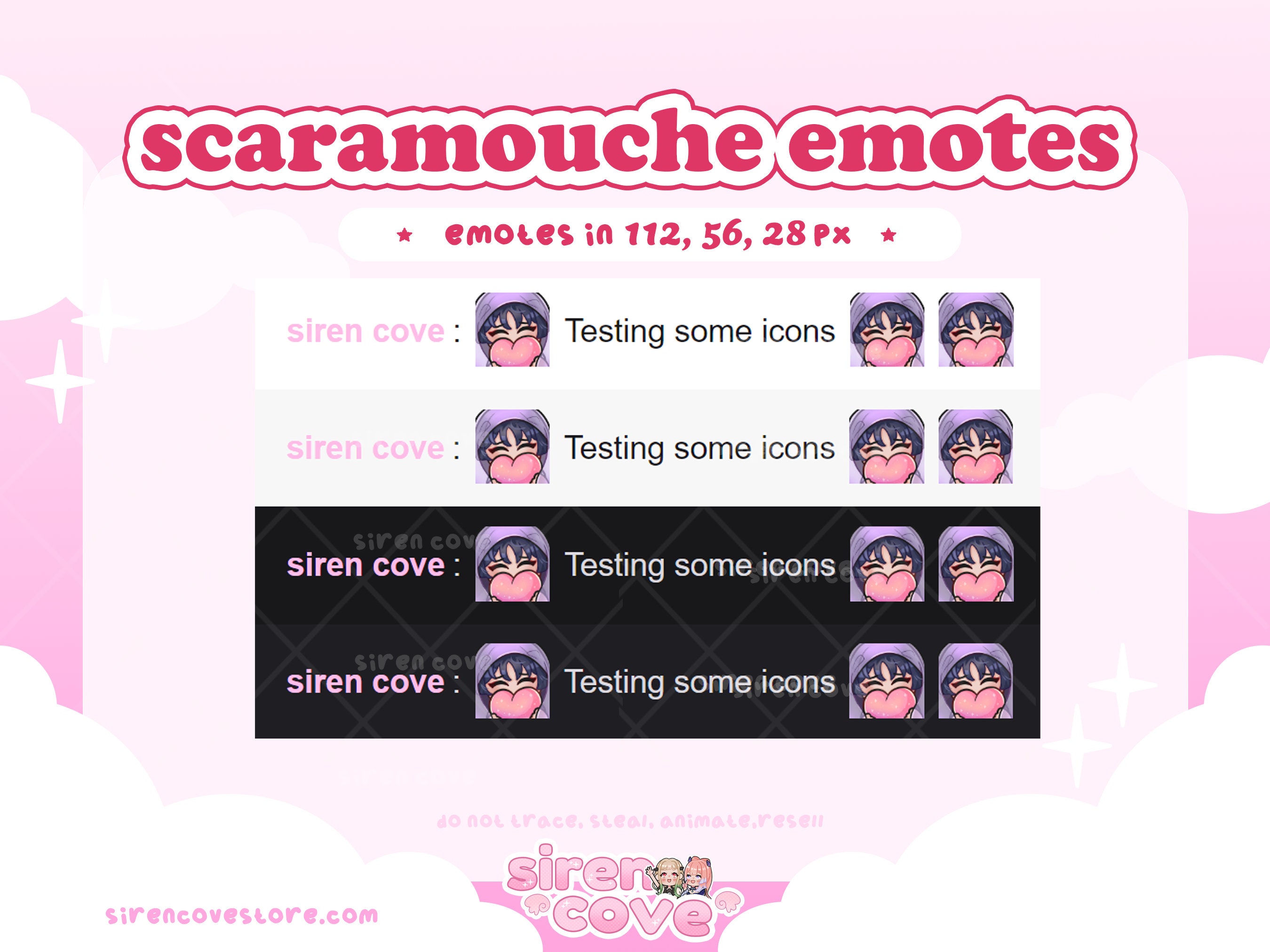 Genshin Impact Kunikuzushi/scaramouche/wanderer Heart Emotes - Etsy