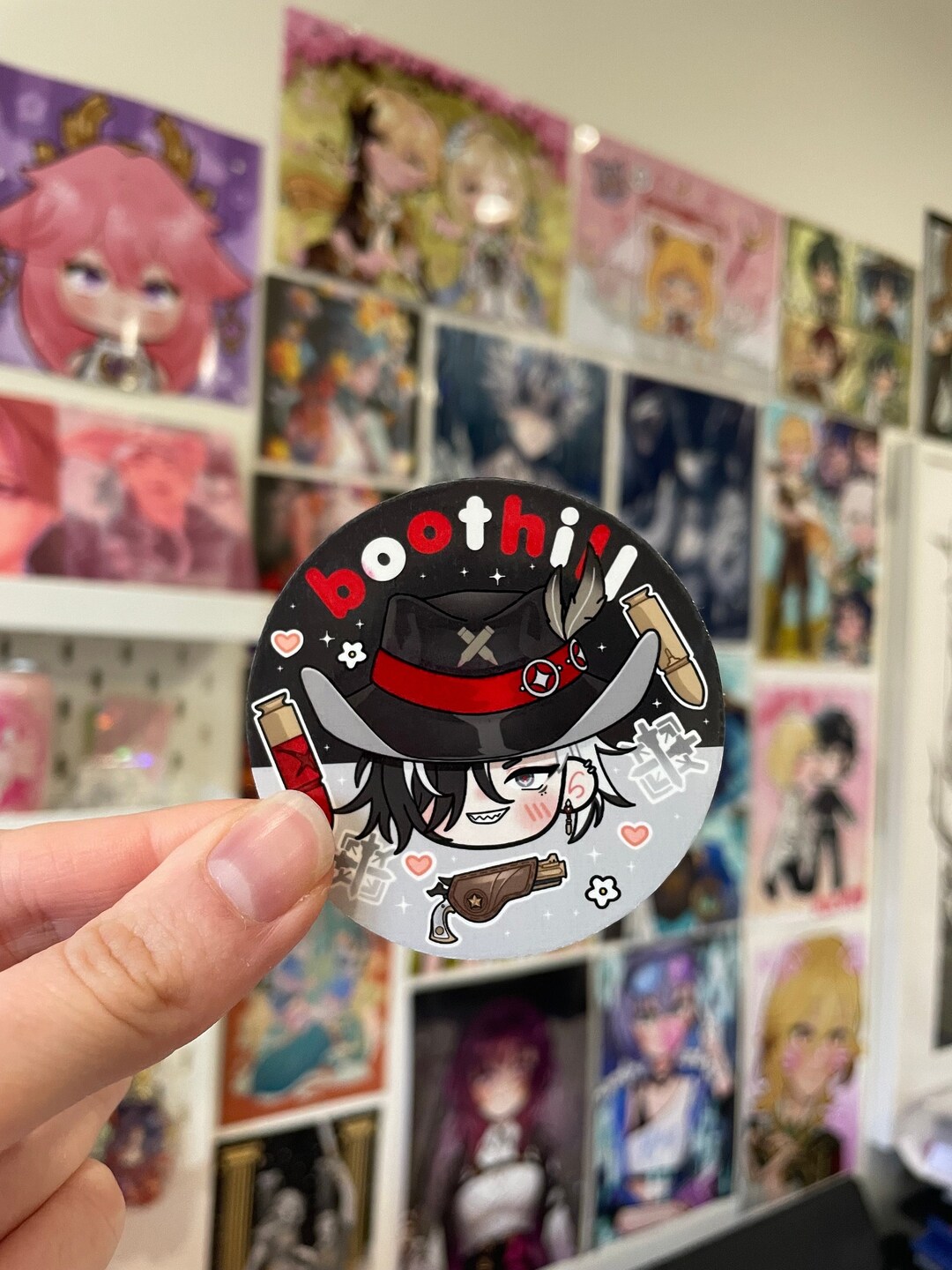 Boothill Honkai Star Rail Round Sticker / Vinyl Sticker - Etsy