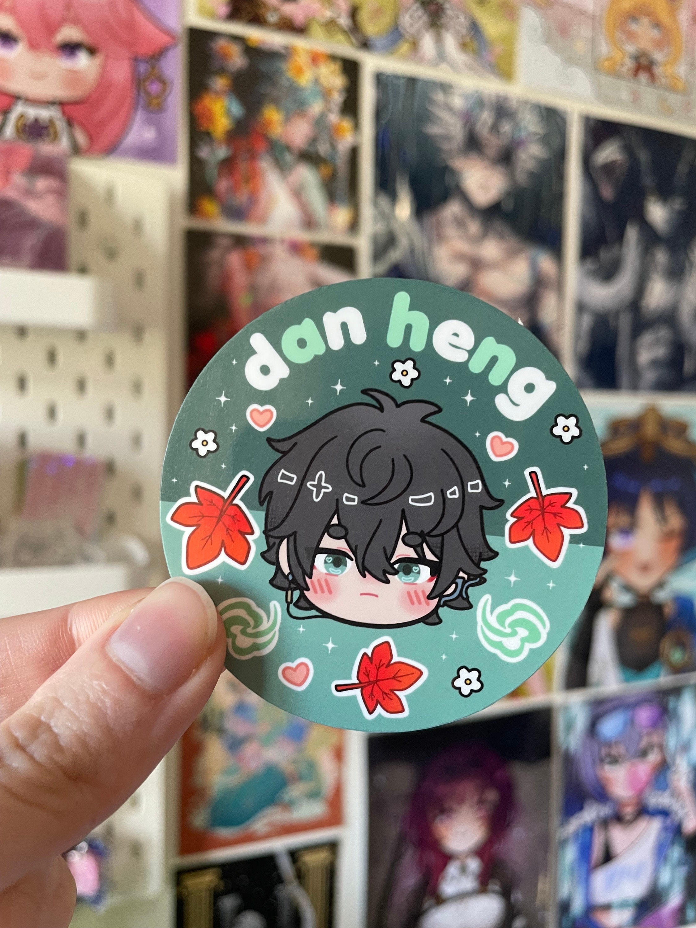Dan Heng Honkai Star Rail Round Sticker / Vinyl Sticker - Etsy