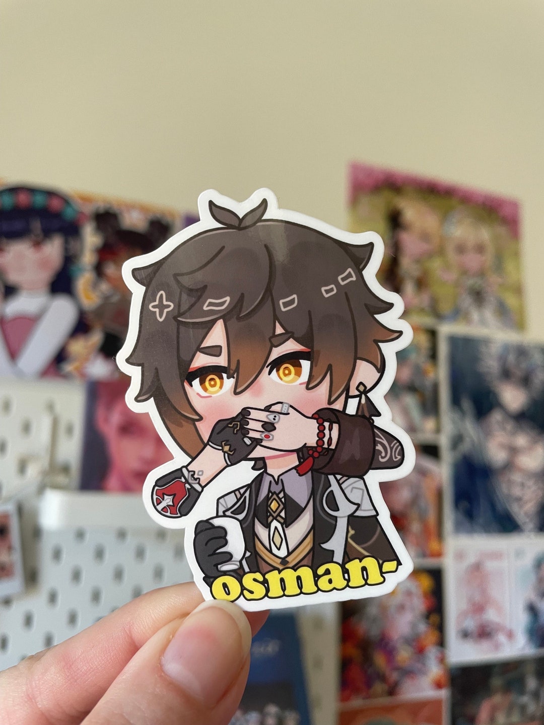 Zhongli osman Genshin Sticker / Vinyl Sticker - Etsy