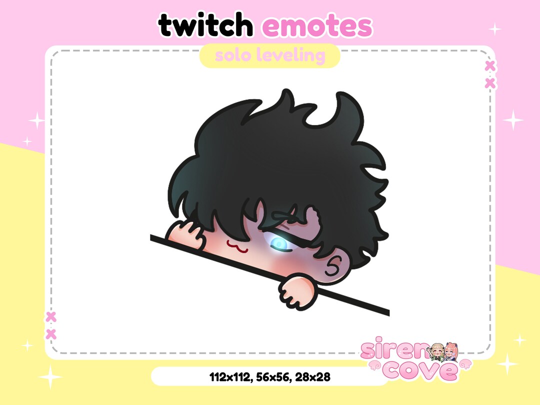 ANIMATED Sung Jin Woo Bongo Emotes Solo Leveling for Twitch, Discord ...