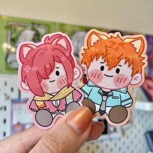 TBHK Kitties Vinyl Stickers, Cute Stickers, Chibi, Nene, Hanako-kun ...