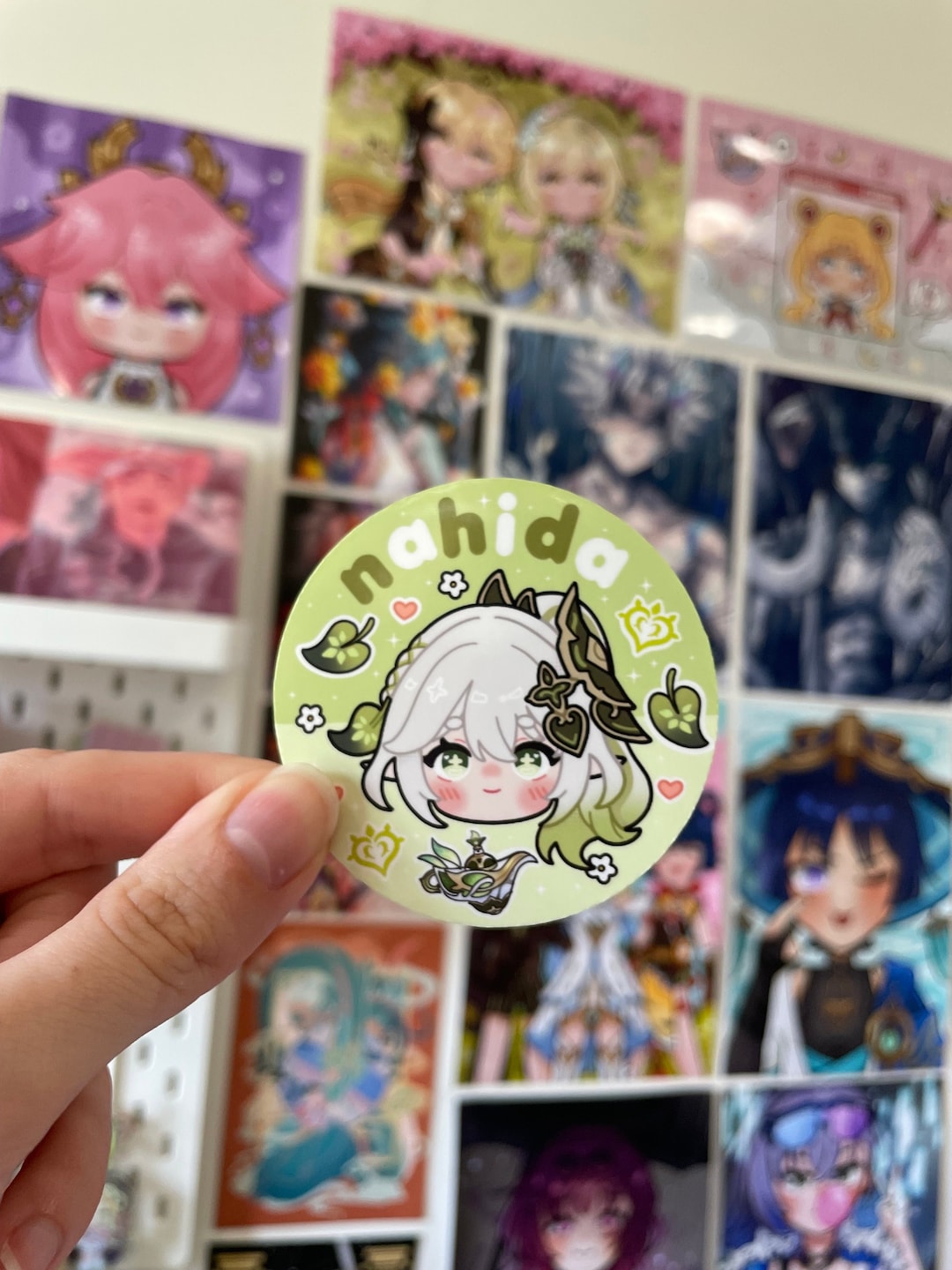 Nahida Genshin Round Sticker / Vinyl Sticker - Etsy