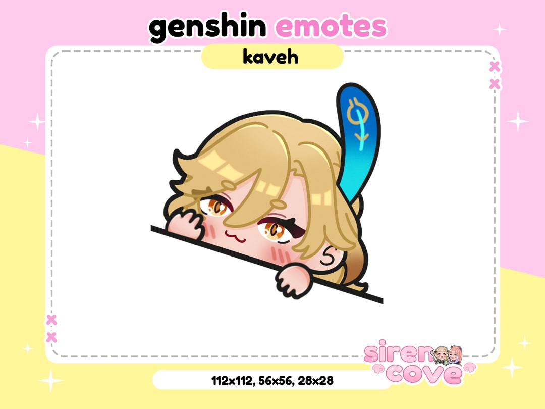 Kaveh Bongo Emotes Genshin Impact for Twitch, Discord and Youtube ...