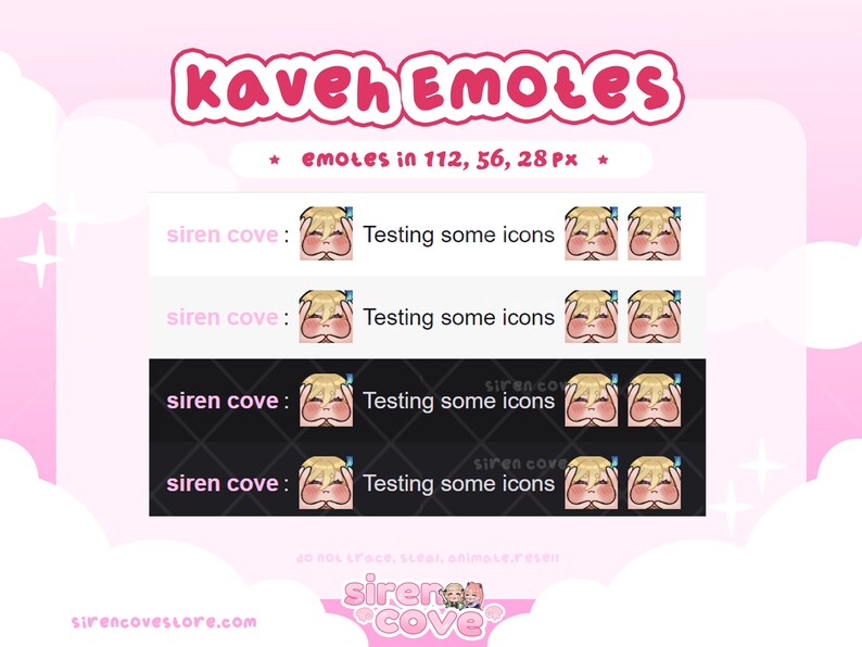 Buy Kaveh Squish Emotes Genshin Impact for Twitch Discord and Online in ...