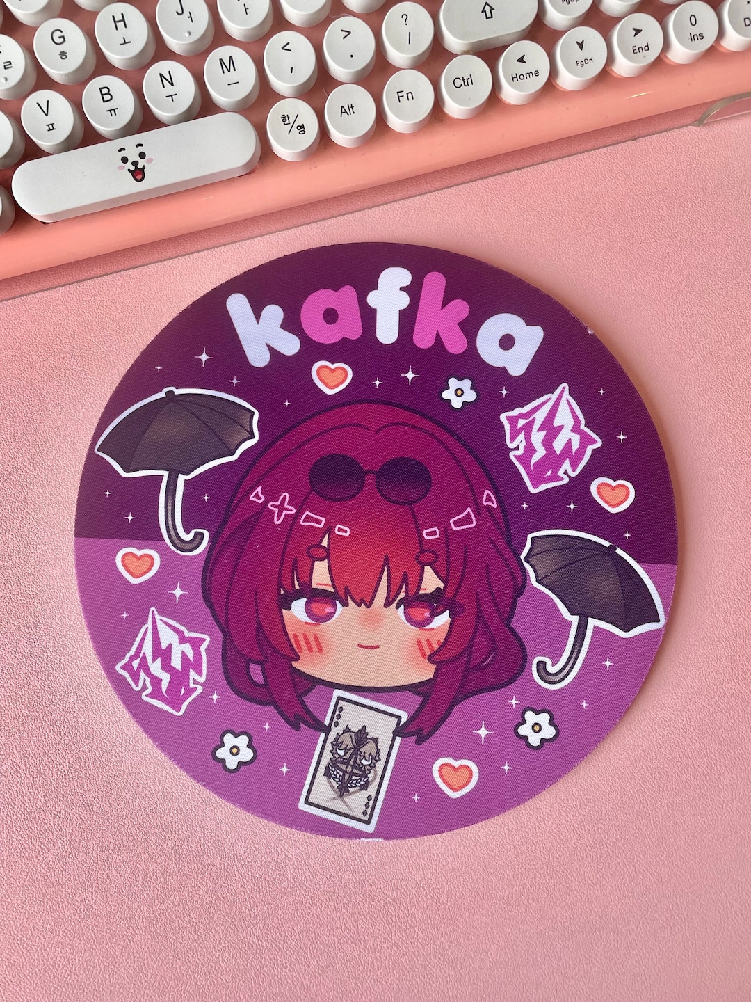 Kafka Mousepad Round Honkai Star Rail Mouse Mat - Etsy